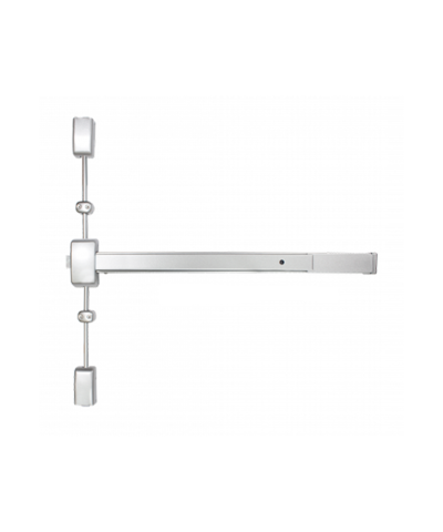 Cal-Royal AF22 Vertical Rod Fire-Rated Exit Device in Aluminum, Varying ...